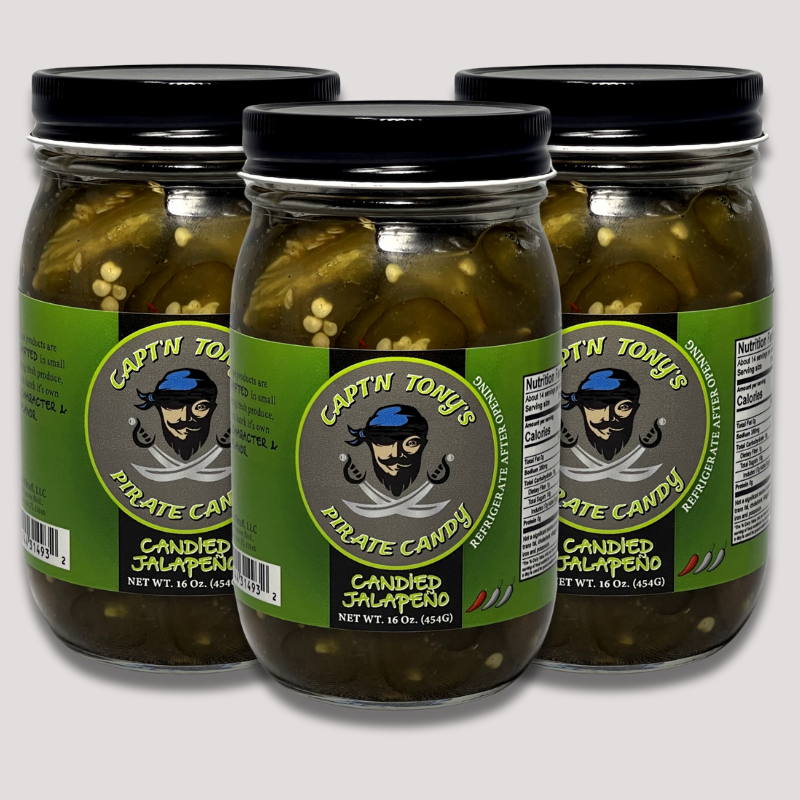 (Wholesale) Capt'n Tony's Pirate Candy - Candied Jalapeno - Capt’n Tony ...